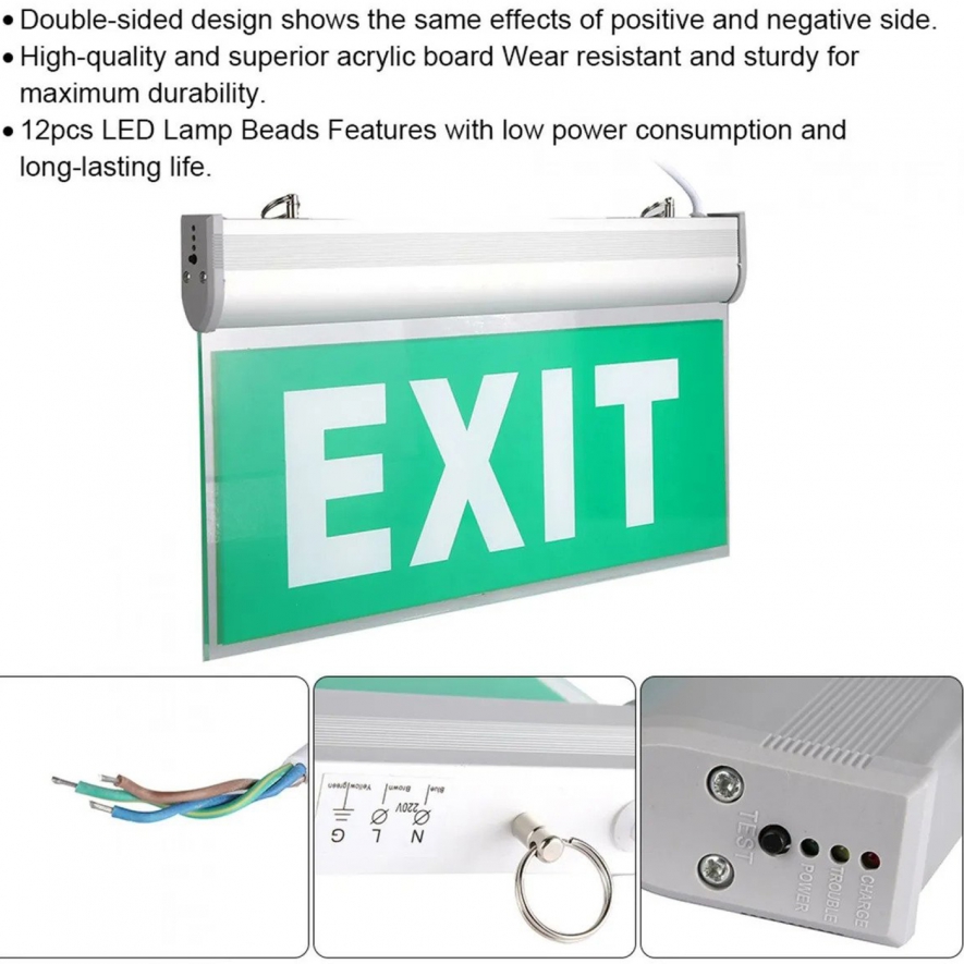 Exit Sign Board | LankaGadgetsHome | +94 778 39 39 25 | Cheapest Online ...